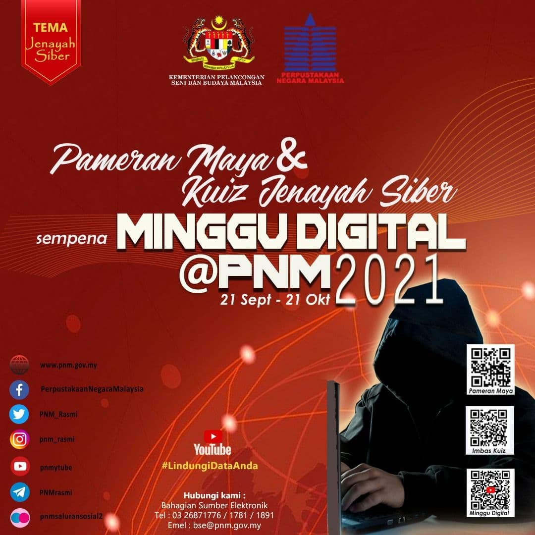 PROGRAM MINGGU DIGITAL@PNM 2021: Jenayah Siber