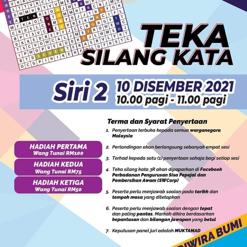 Pertandingan Teka Silang Kata SWCorp Siri2
