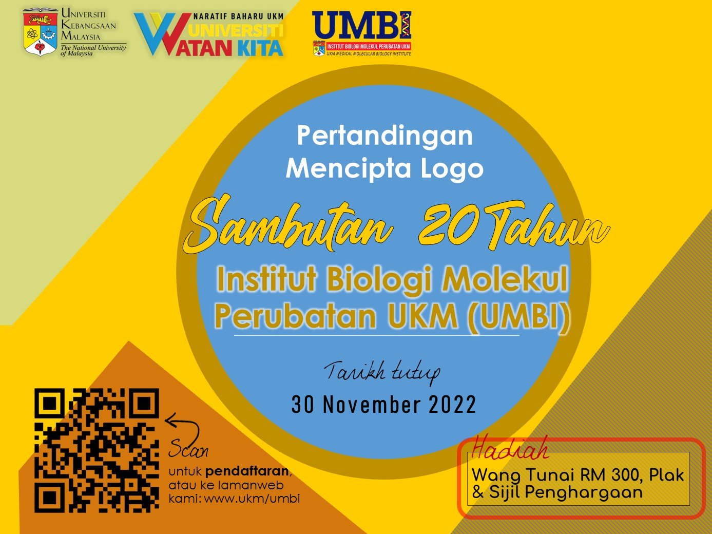 PERTANDINGAN MENCIPTA LOGO SAMBUTAN 20 TAHUN UMBI