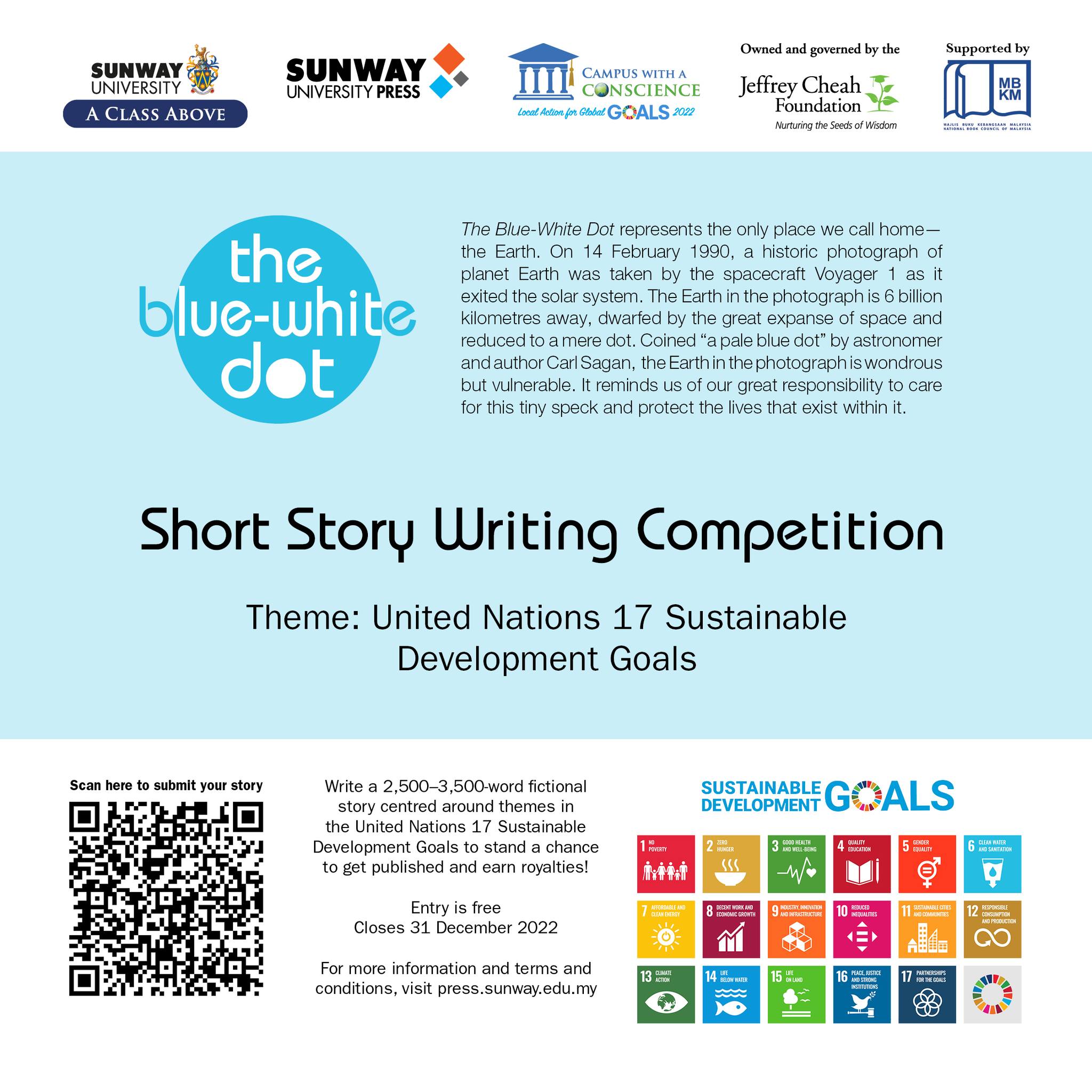 The Blue-White Dot Short Story Writing Competition