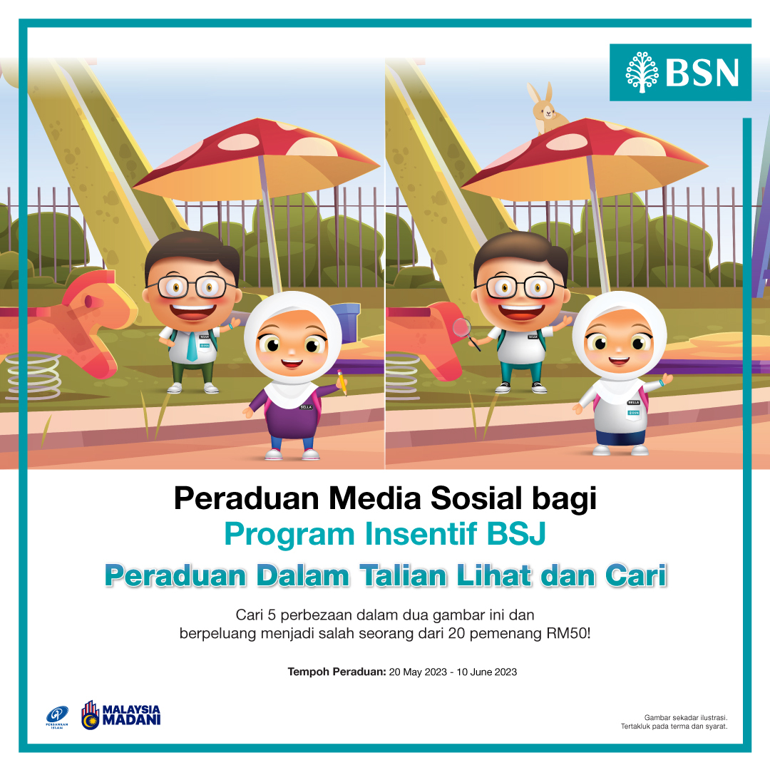 Program Insentif BSN – Peraduan Dalam Talian Lihat dan Cari