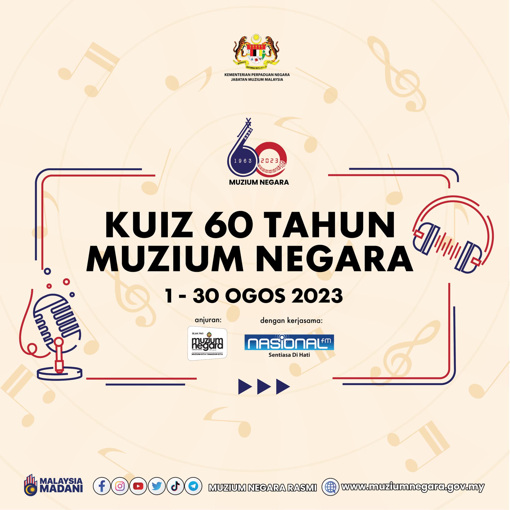𝗞𝗨𝗜𝗭 𝟲𝟬 𝗧𝗔𝗛𝗨𝗡 𝗠𝗨𝗭𝗜𝗨𝗠 𝗡𝗘𝗚𝗔𝗥𝗔 @𝗡𝗔𝗦𝗜𝗢𝗡𝗔𝗟𝗙𝗠