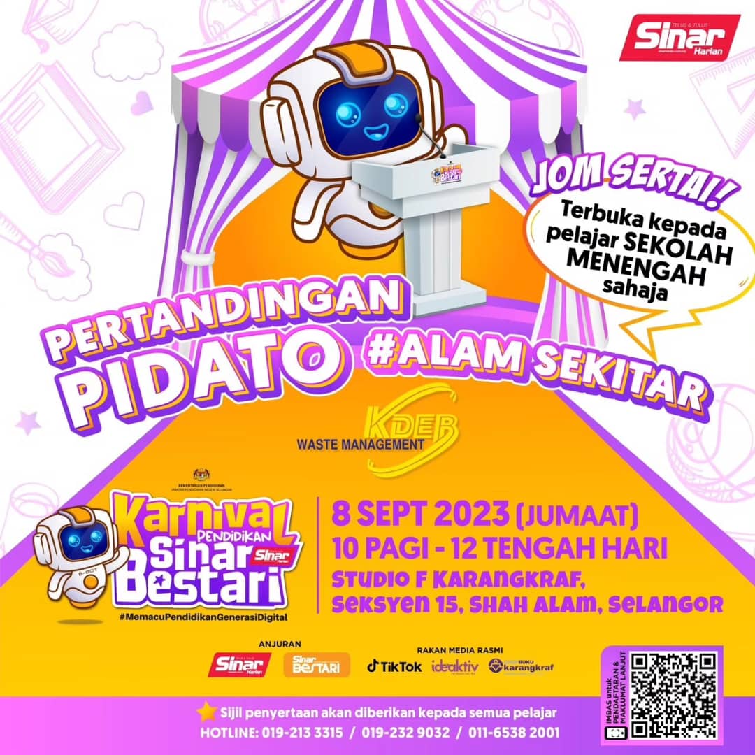 Pertandingan Pidato Sekolah Menengah & Bercerita Sekolah Rendah di ...