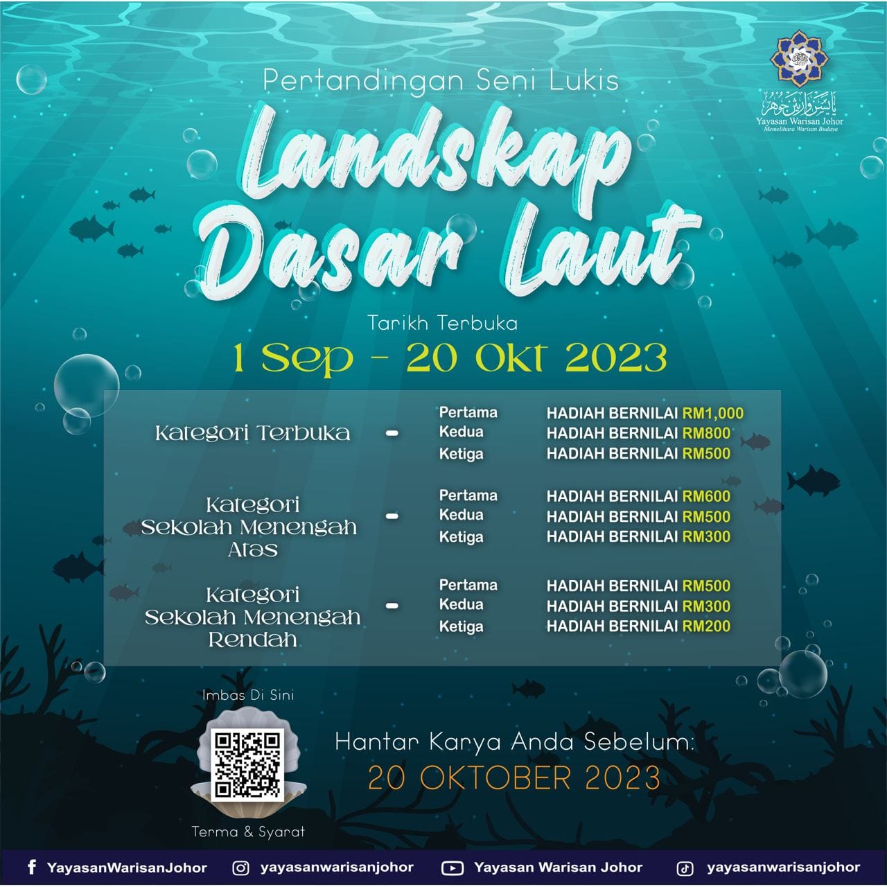 PERTANDINGAN SENI LUKIS LANDSKAP DASAR LAUT