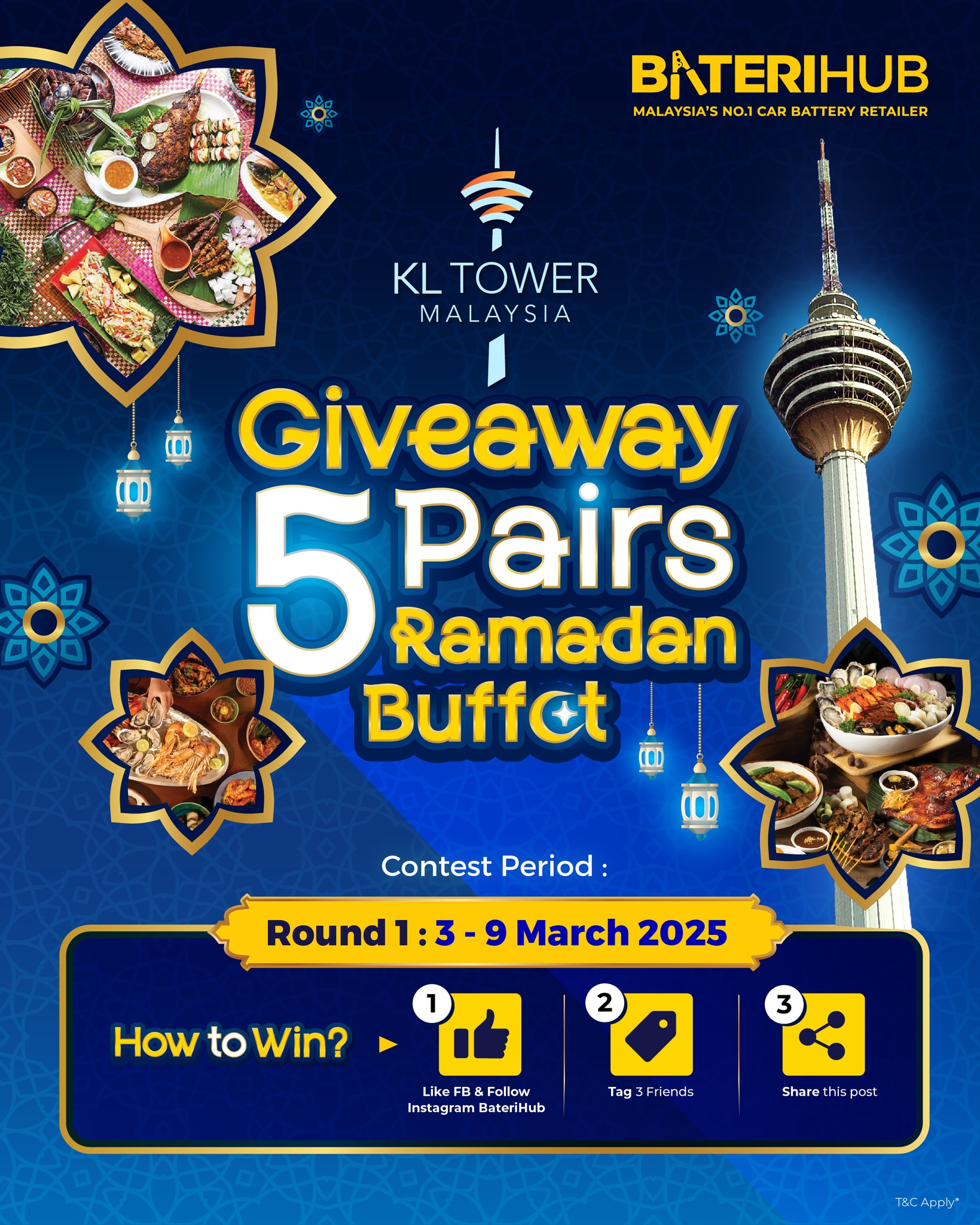 WIN a Ramadan Buffet KL Tower
